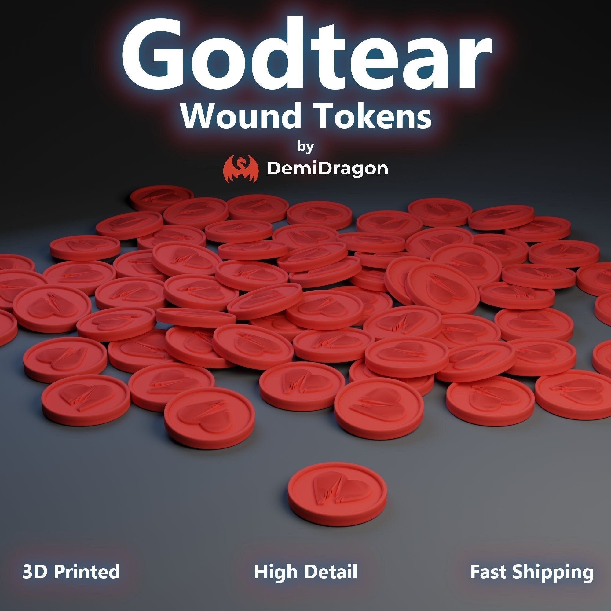 Wound Tokens - Etsy