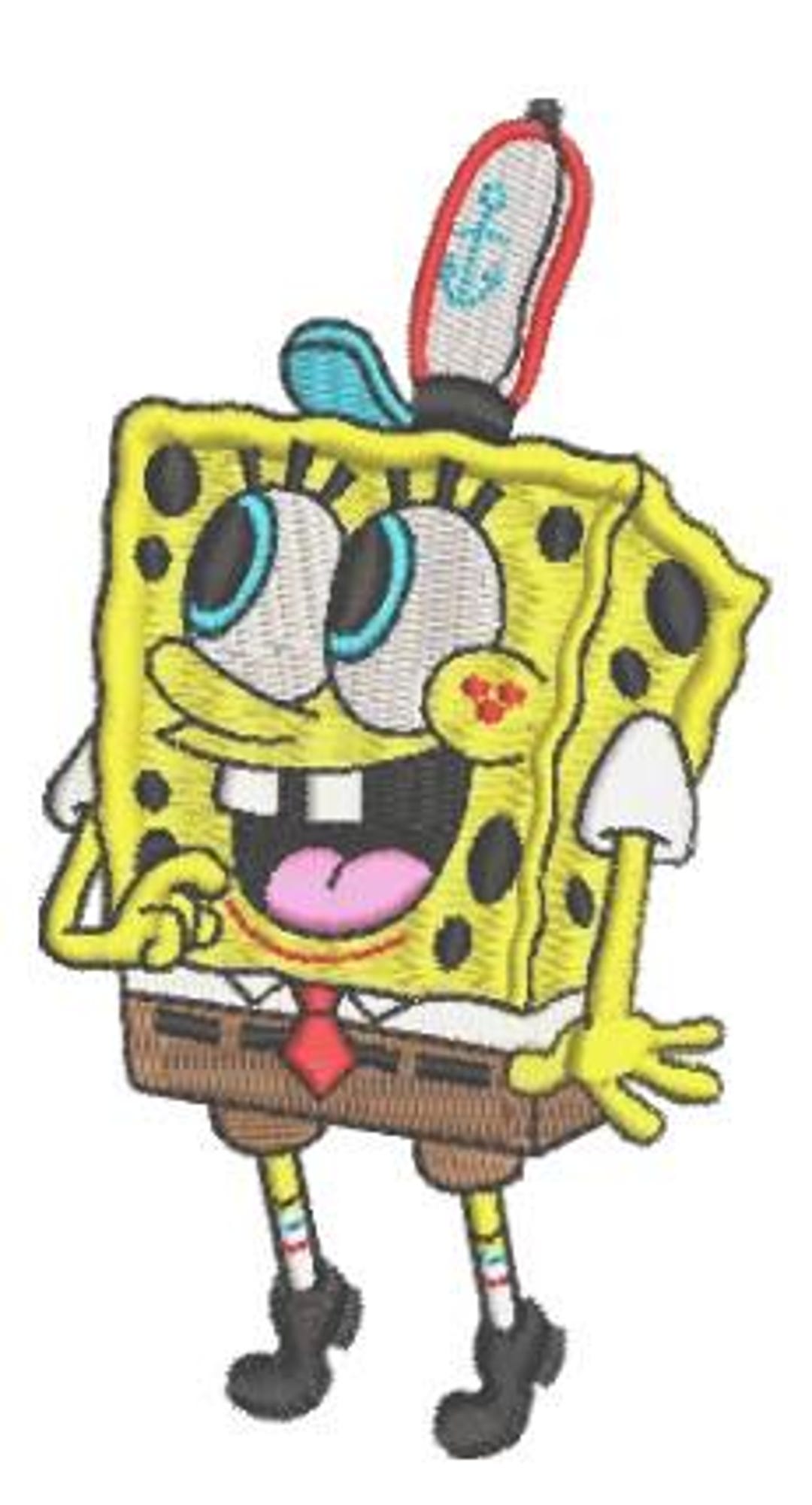 Spongebob Embroidery Design - Etsy