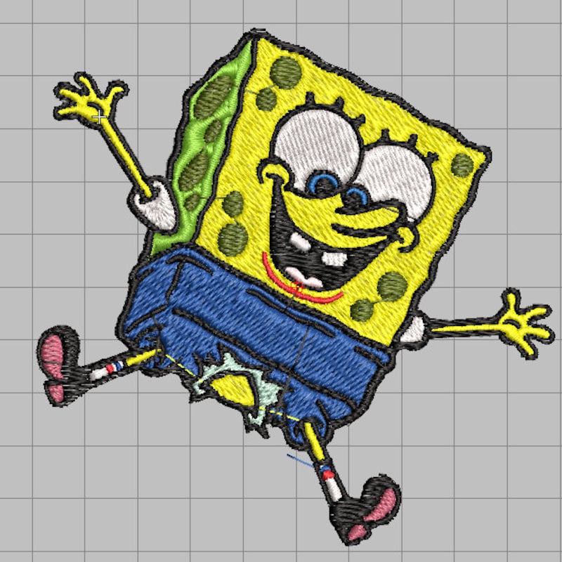 Spongebob Patch - Etsy