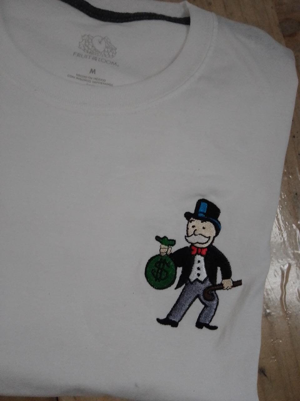 MONOPOLY Embroidery Design - Etsy