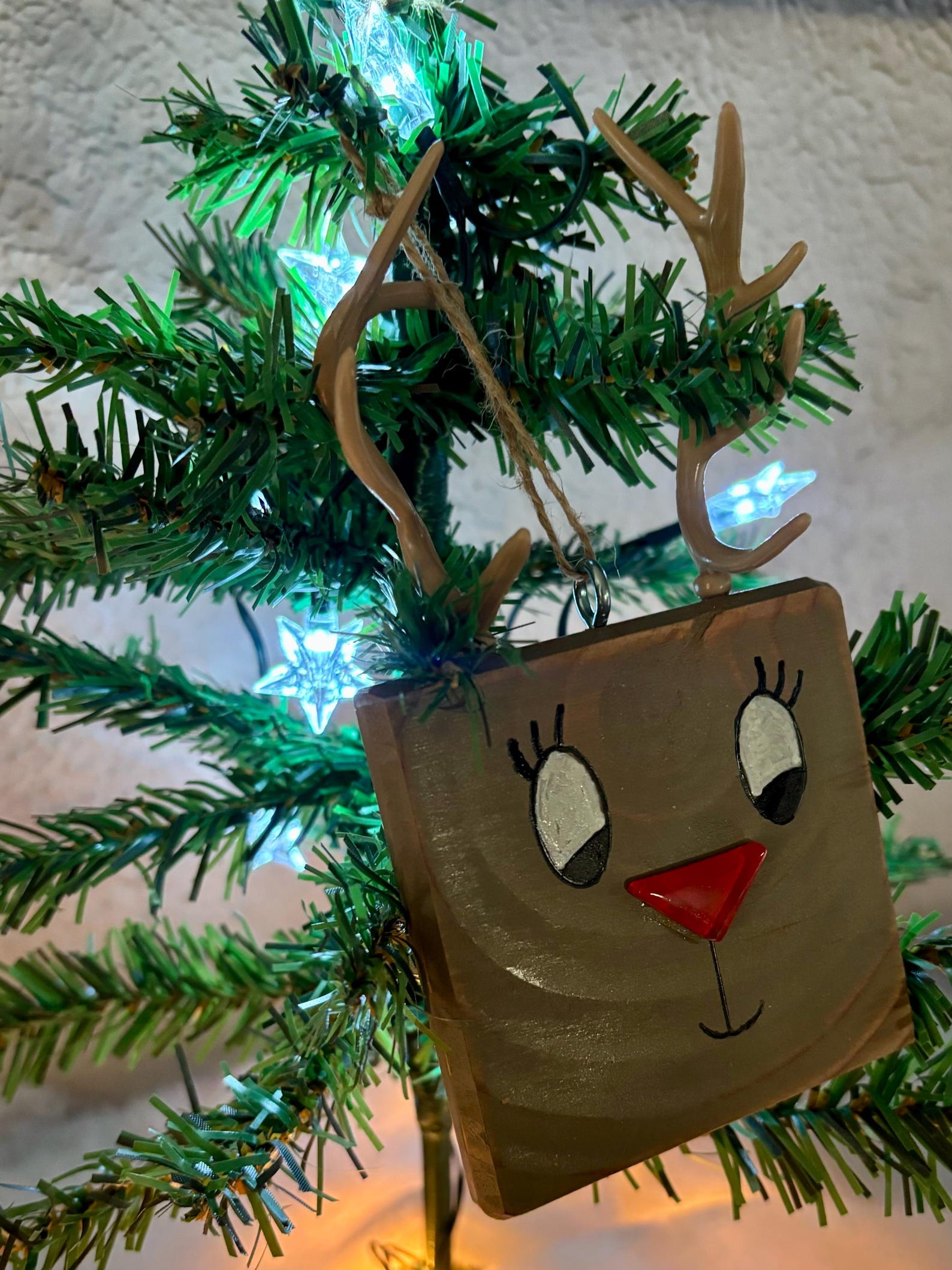 Handmade Reindeer Ornament - Etsy