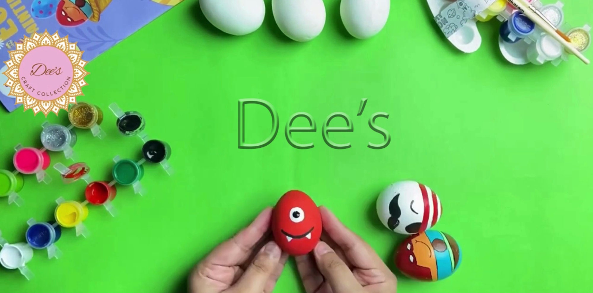 Easter Eggs DIY Painting Kit Spring Break Paint Craft Kit Activity Box ...