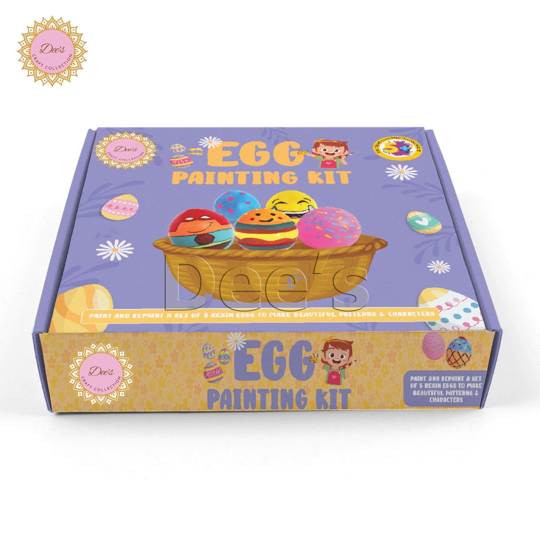 Easter Eggs DIY Painting Kit Spring Break Paint Craft Kit Activity Box ...