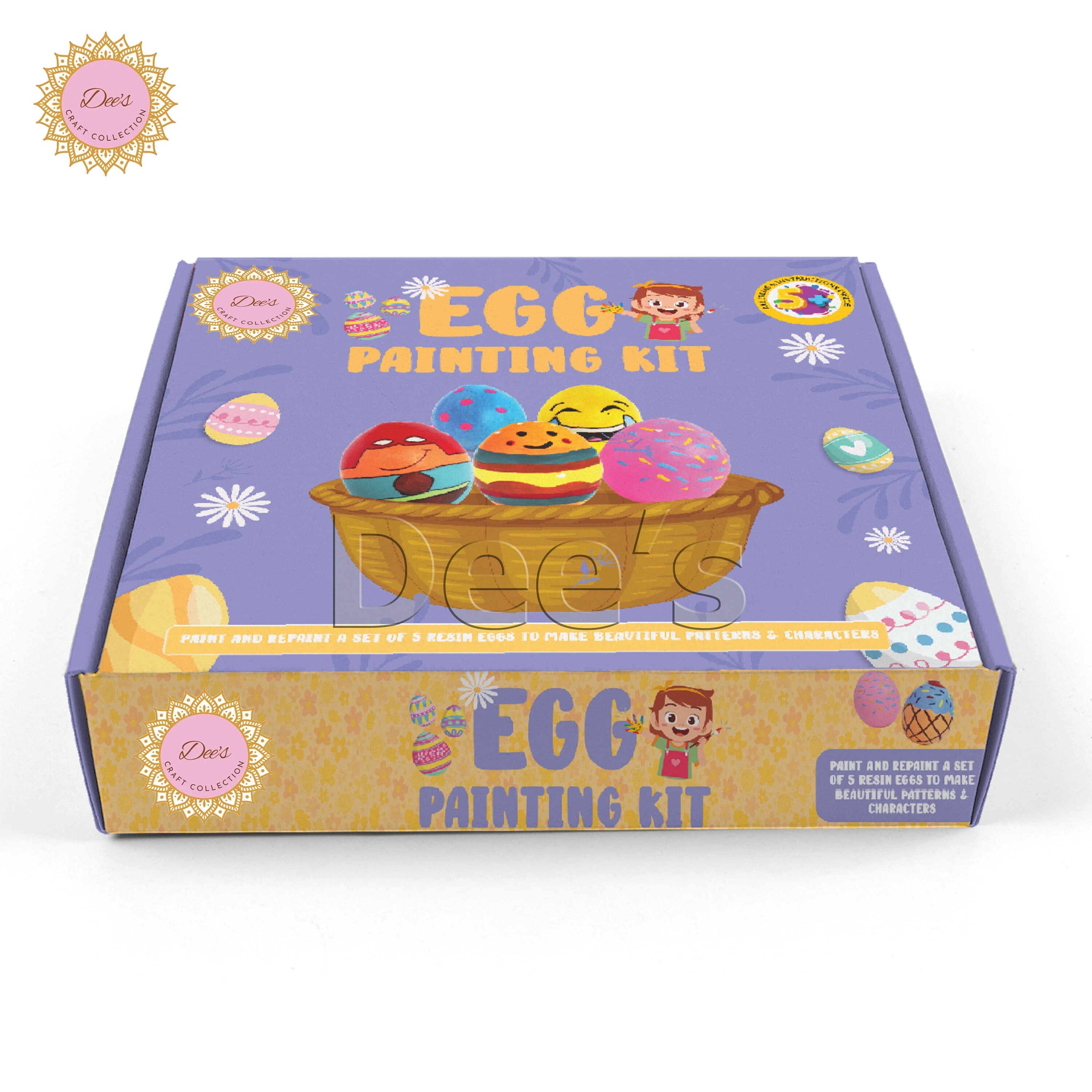 Easter Eggs DIY Painting Kit Spring Break Paint Craft Kit Activity Box ...