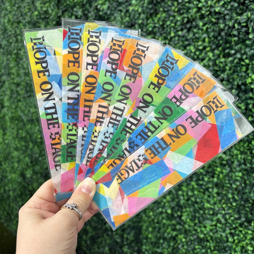 BTS J-hope Hope on the Street Tour Confetti Bookmark - Etsy UK