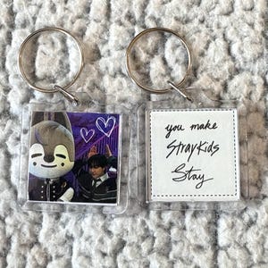 Stray Kids SKZ SKZOO Cute Doodled Photo and Handwriting Message Square ...