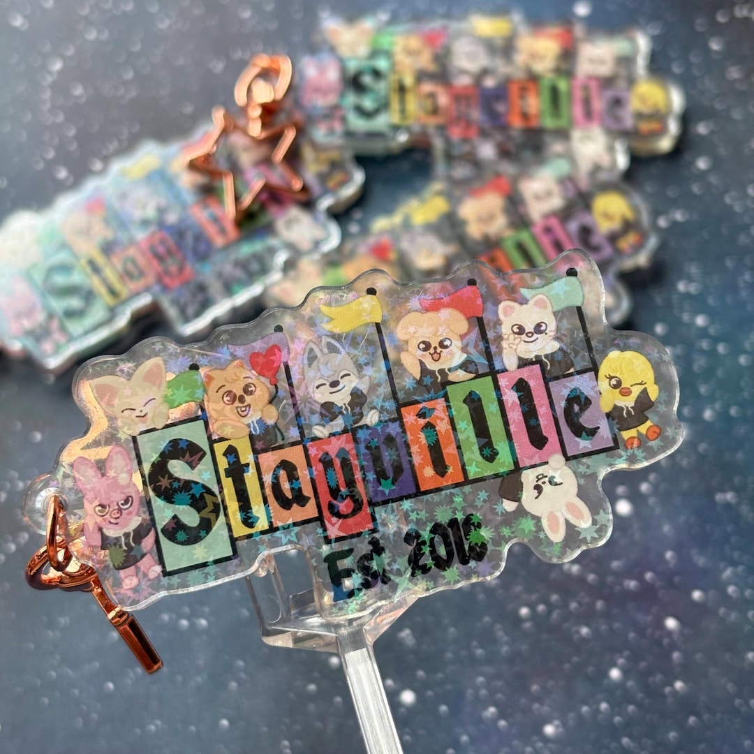 Stray Kids SKZ SKZOO Stay Fandom Stayville Holographic Acrylic Double ...