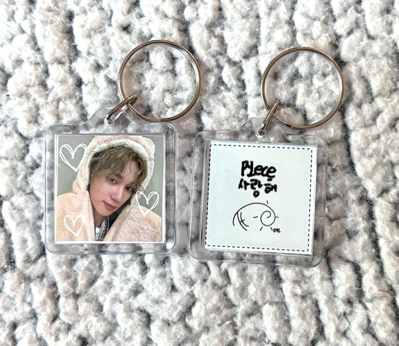 P1harmony P1H Member Cute Doodle Photo and Handwriting Message Double ...