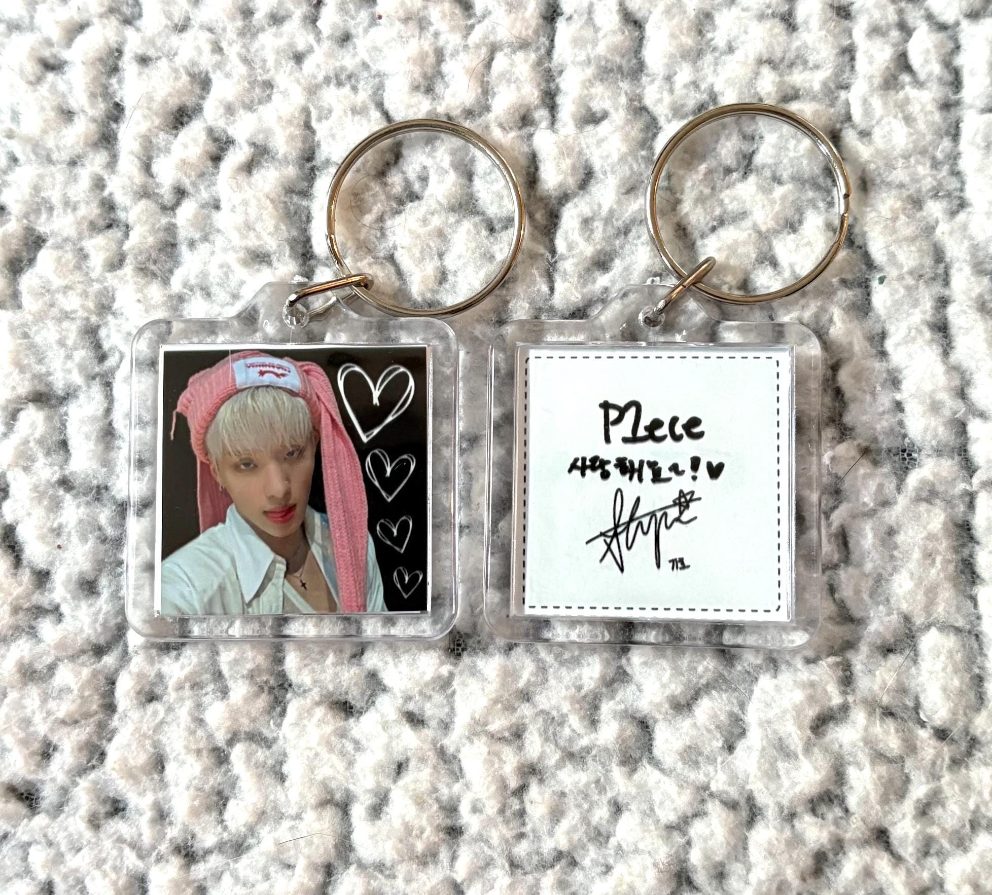 P1harmony P1H Member Cute Doodle Photo and Handwriting Message Double ...