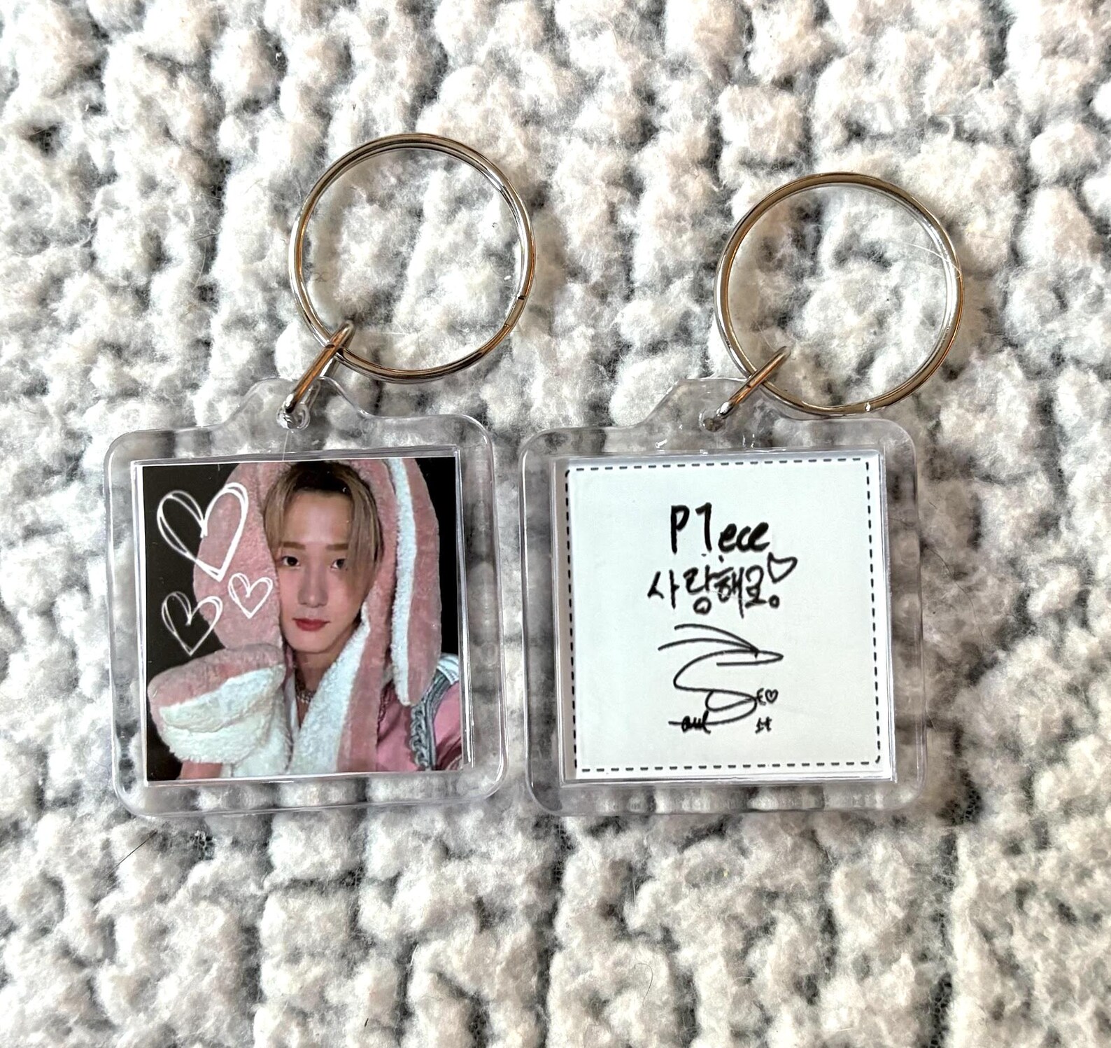 P1harmony P1H Member Cute Doodle Photo and Handwriting Message Double ...