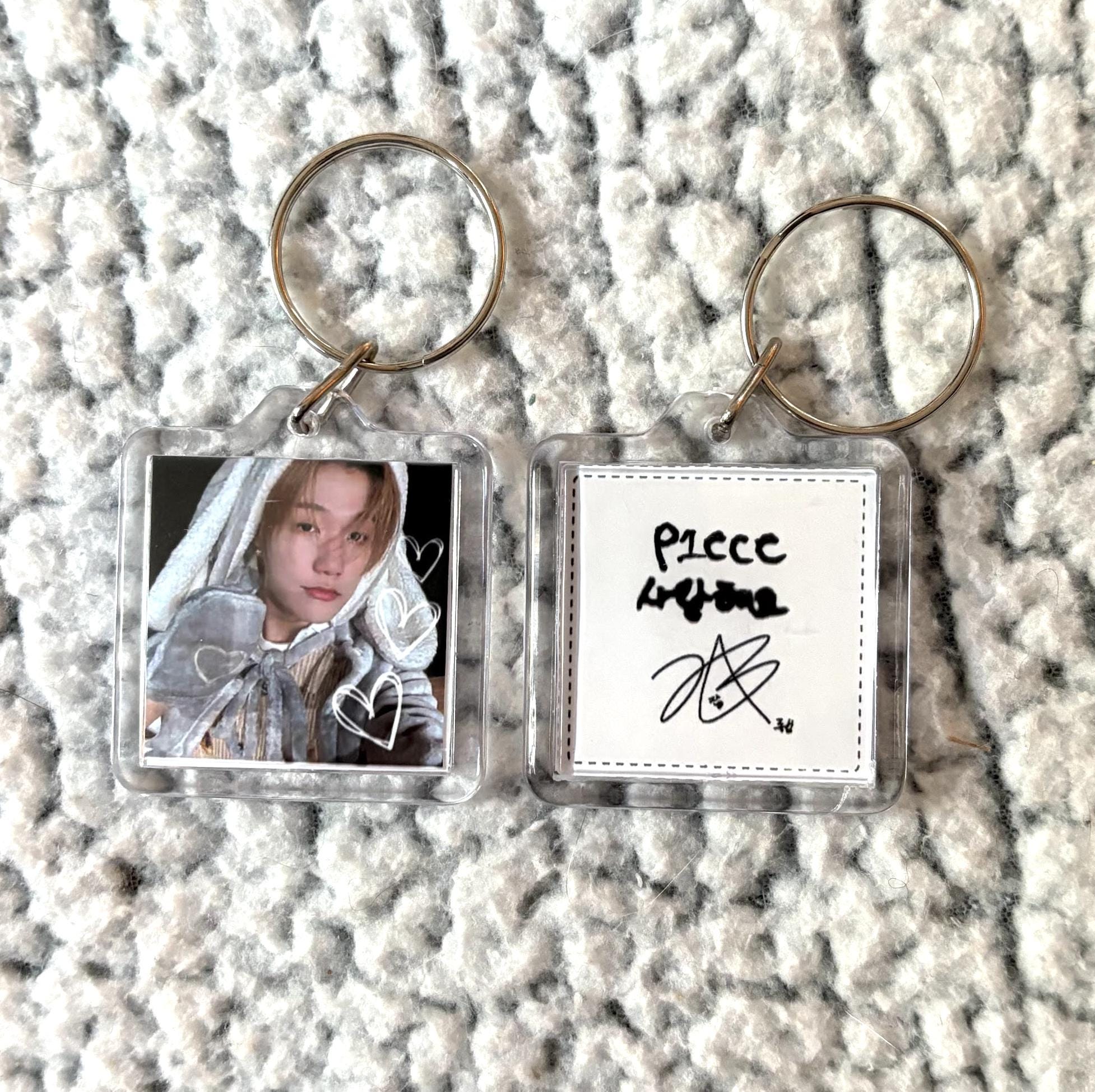 P1harmony P1H Member Cute Doodle Photo and Handwriting Message Double ...