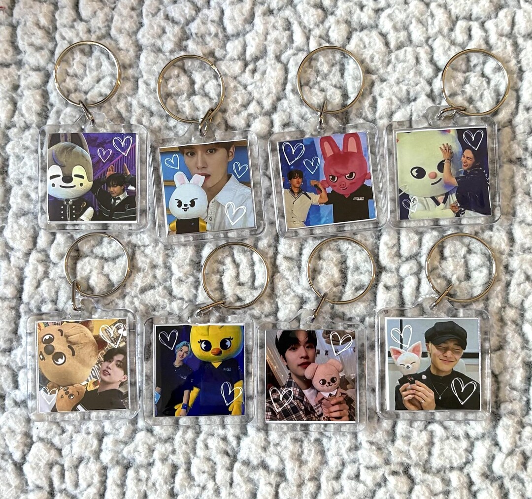 Stray Kids SKZ SKZOO Cute Doodled Photo and Handwriting Message Square ...