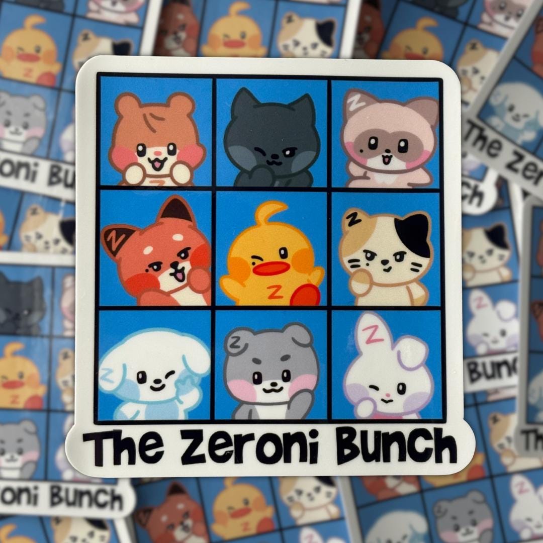 Zerobaseone ZB1 Zeroni Bunch Cute Sticker - Etsy
