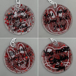 Stray Kids SKZ SKZOO and Handwriting Resin Glitter Keychain - Etsy