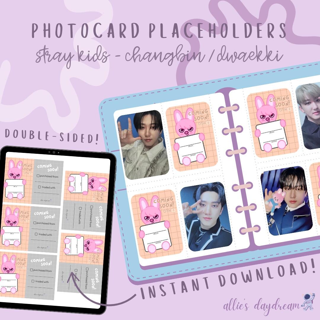 Stray Kids Changbin Dwaekki Photocard Placeholder Collection (digital ...