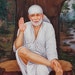 Sai Baba of Shirdi Spiritual Painting, Sai Baba Painting, Indian God ...