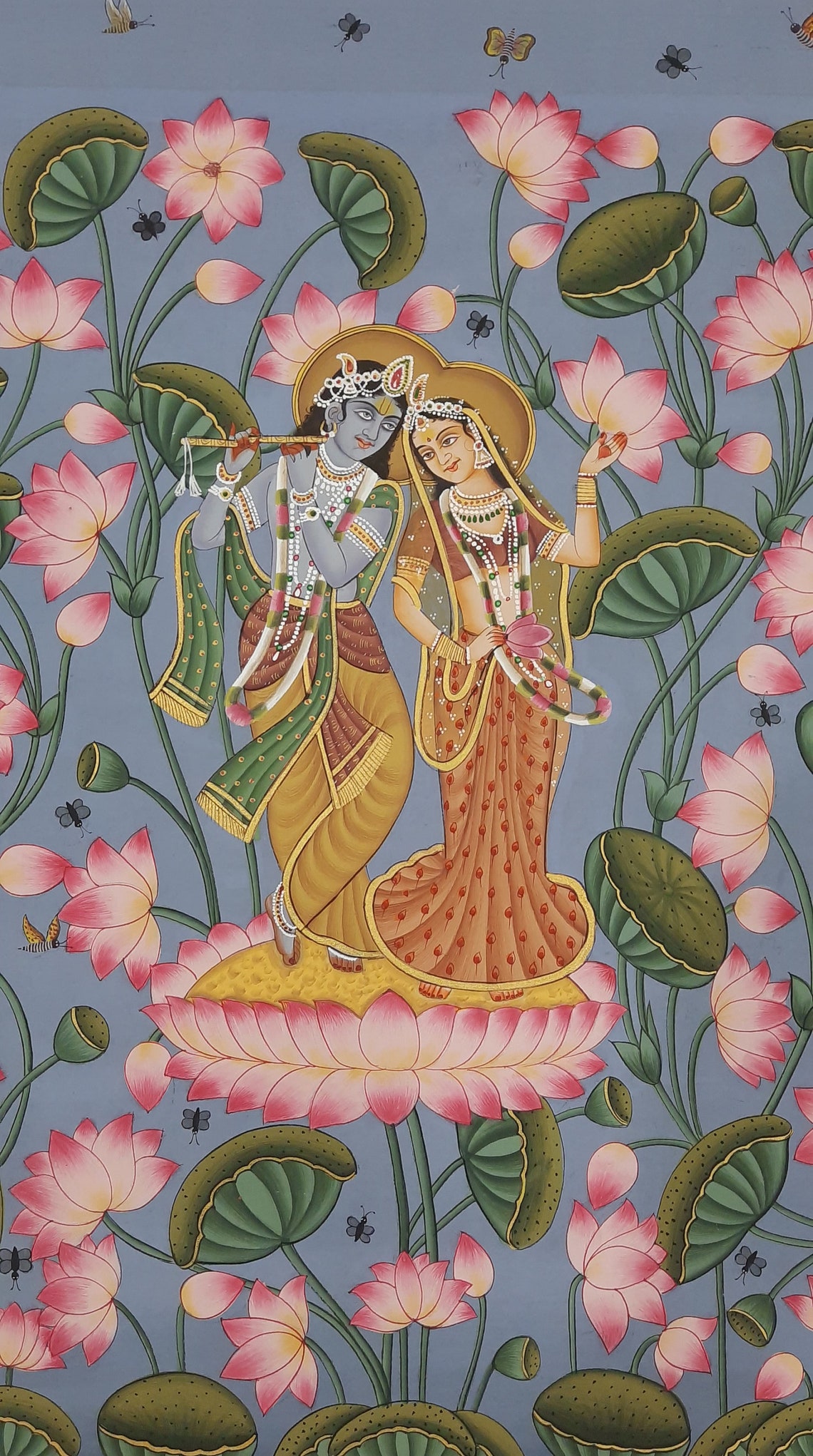 Pichwai Painting, Radha Krishna Painting, Radha Krishna, Handmade Art ...