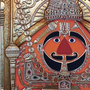 Salasar Balaji Tanjore Handmade Painting, Salasar Balaji Painting ...