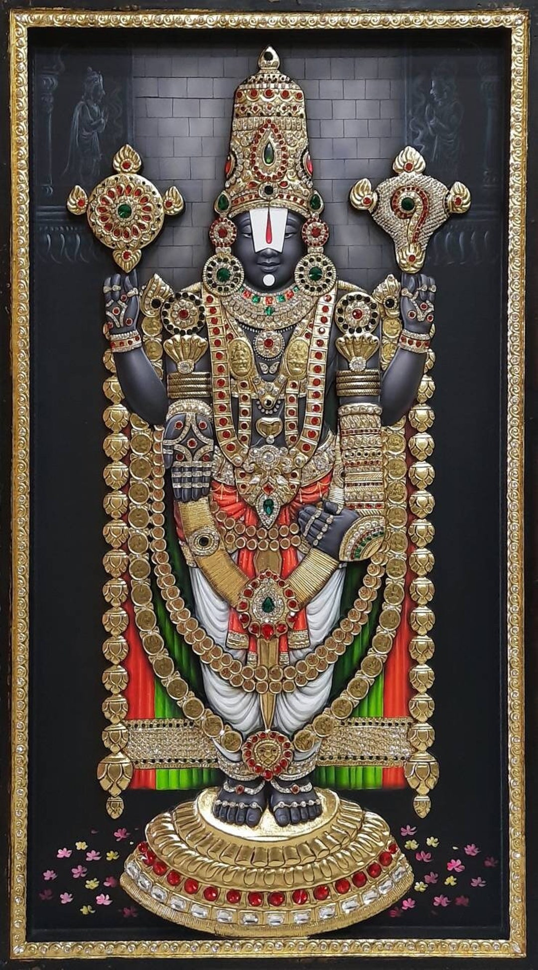 Buy Tirupati Balaji Painting Venkateswara Painting Lord Venkateswara ...