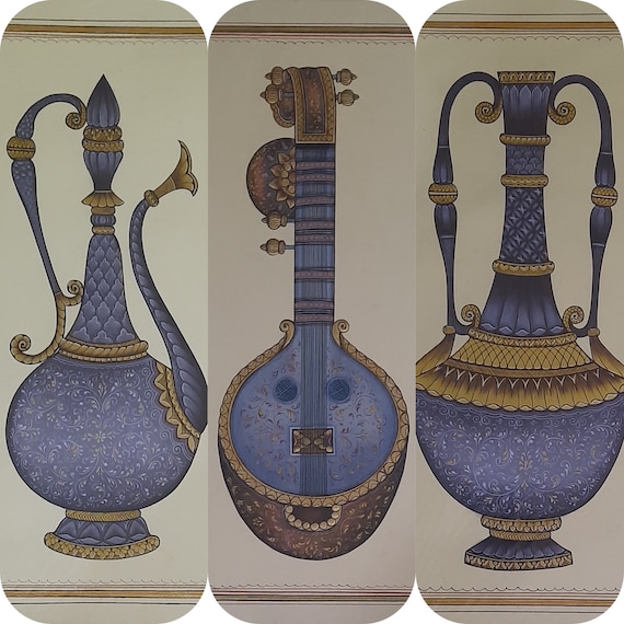 Elegant Handmade Indian Rajasthani Pair of surai & | Etsy