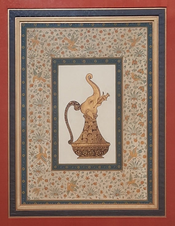Indian Surai Paper Miniature Painting Traditional Art - Etsy
