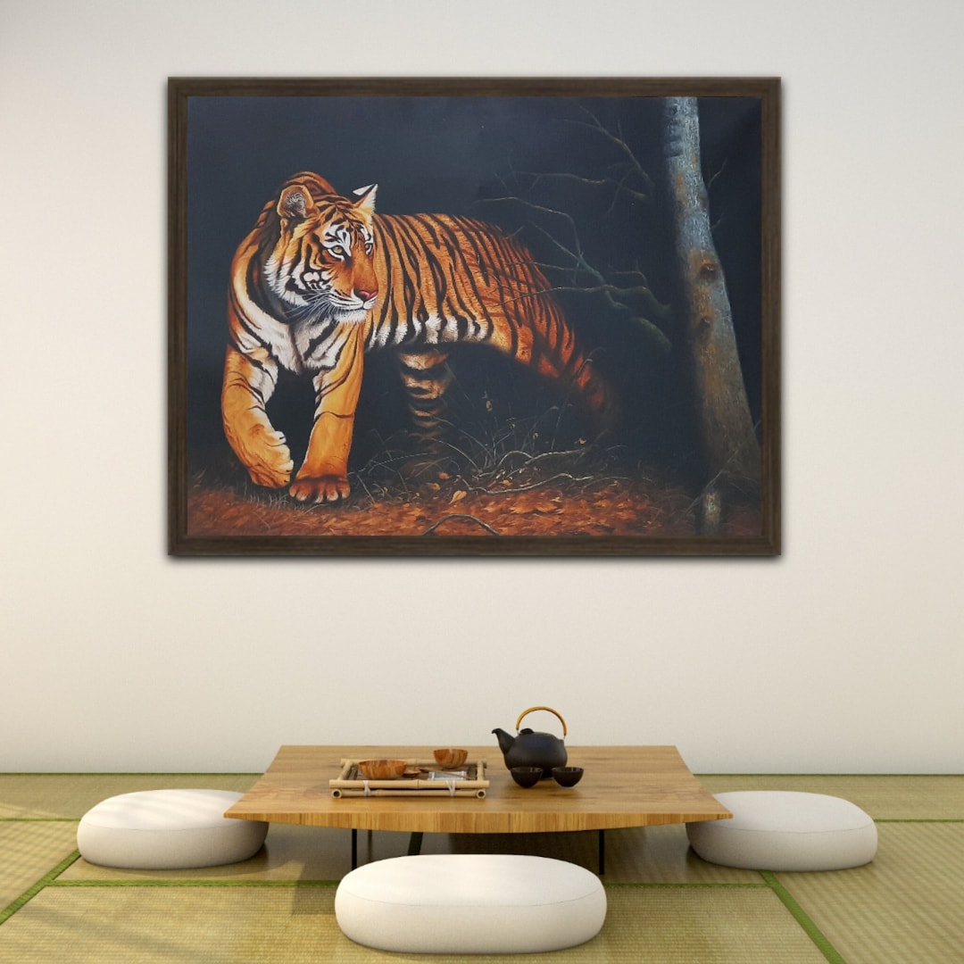 Wild Tiger Portrait, Tiger Painting, Tiger Portrait, Tiger, Tiger Art ...
