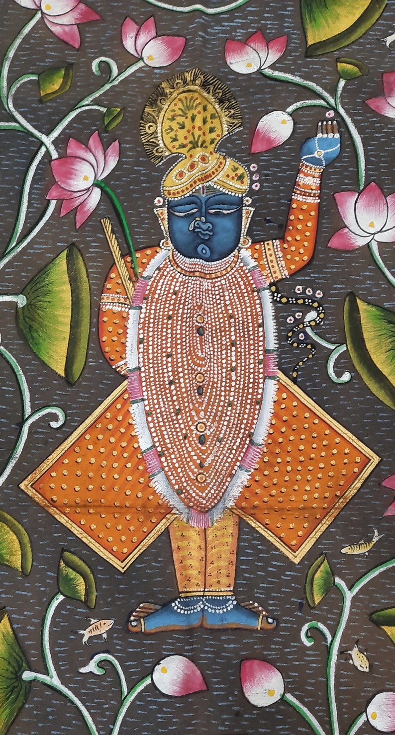 Lord Shrinathji Pichwai Painting Shrinathji Painting - Etsy