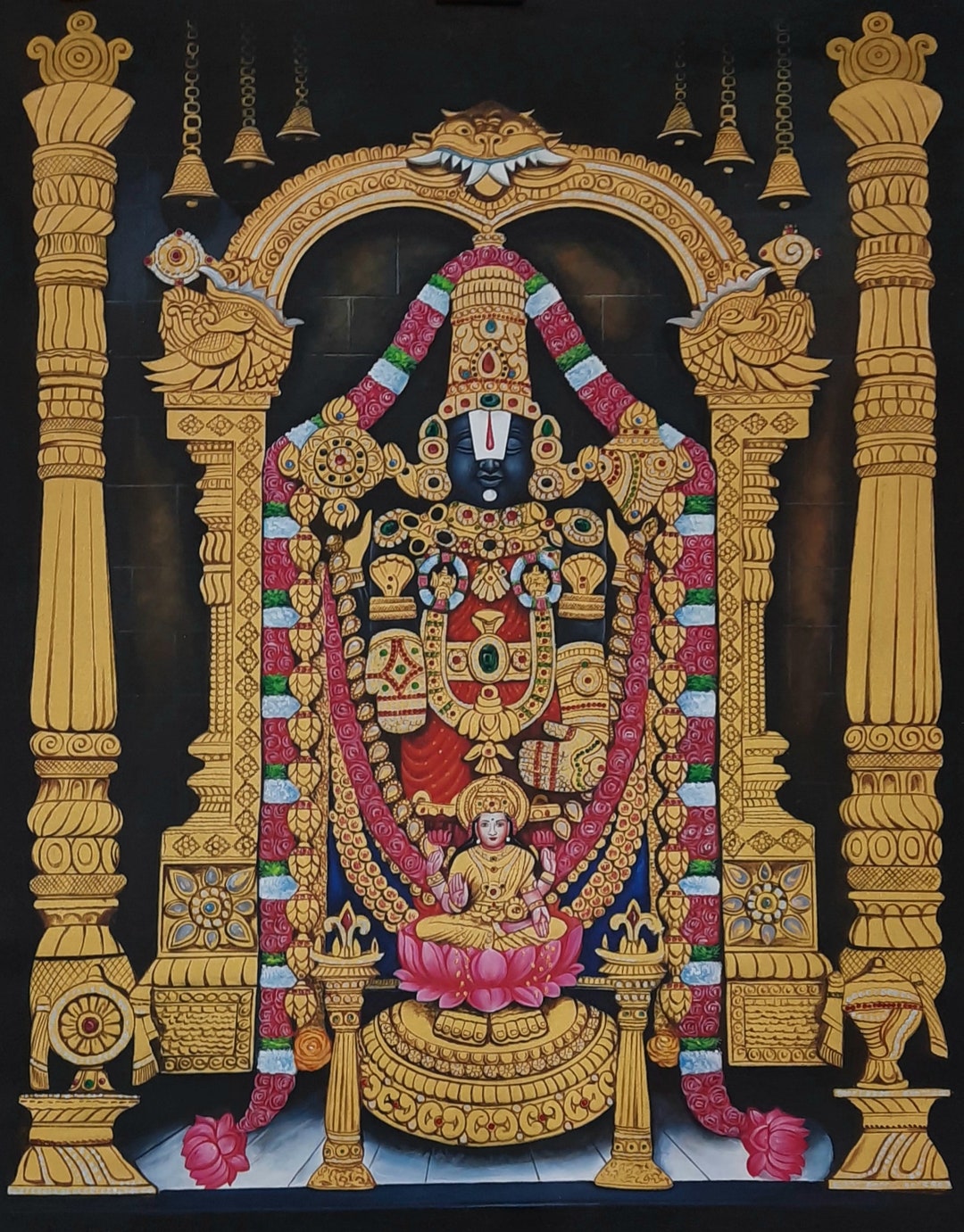 Tirupati Balaji Painting | Venkateswara Painting | Lord Venkateswara ...