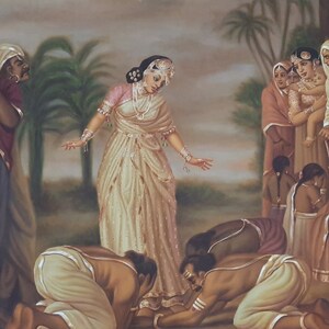Raja Ravi Verma Painting, Oil Canvas Painting, Canvas Oil Painting ...