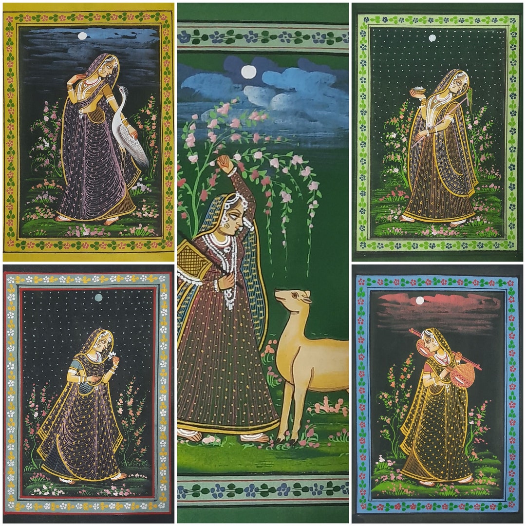 Indian Ragamala Painting Antique Artwork Vintage Ragamala - Etsy