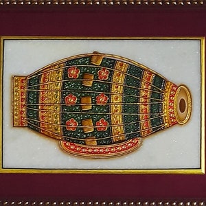 Set of 6 Musical Instrument Hand Painted Painting, Fine Art Work, Rare ...