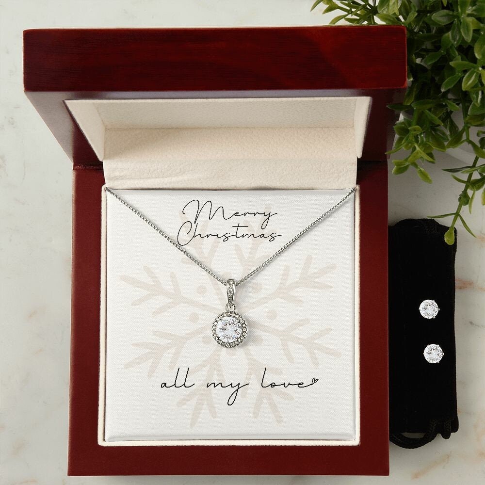 Matching Necklace and Earrings // Christmas 14k Matching Jewellery Set ...