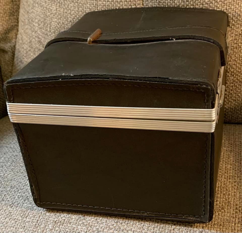 Vintage 8 Track Case Holder Brown Faux Leather Holds 12 Tapes - Etsy