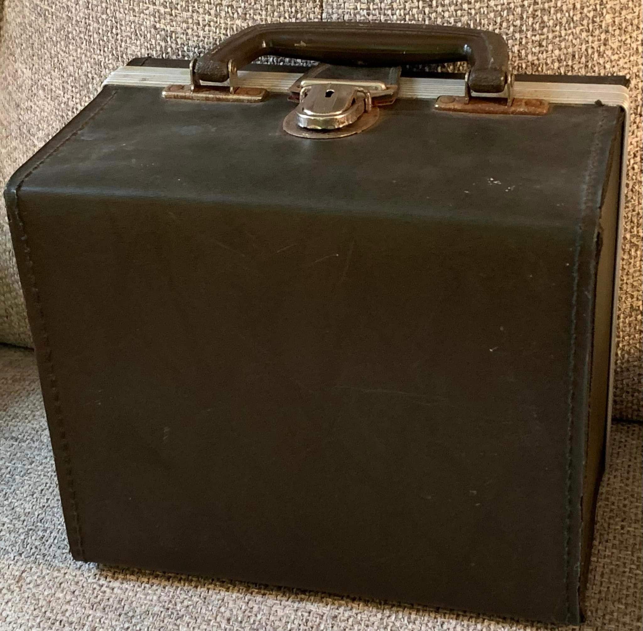 Vintage 8 Track Case Holder Brown Faux Leather Holds 12 Tapes - Etsy