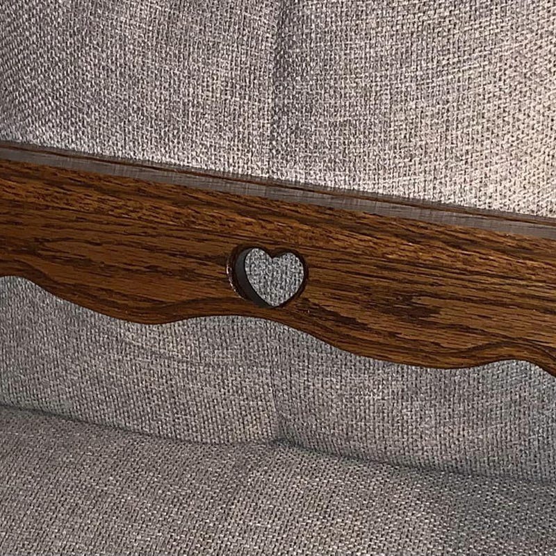 Wood Heart Shelf - Etsy