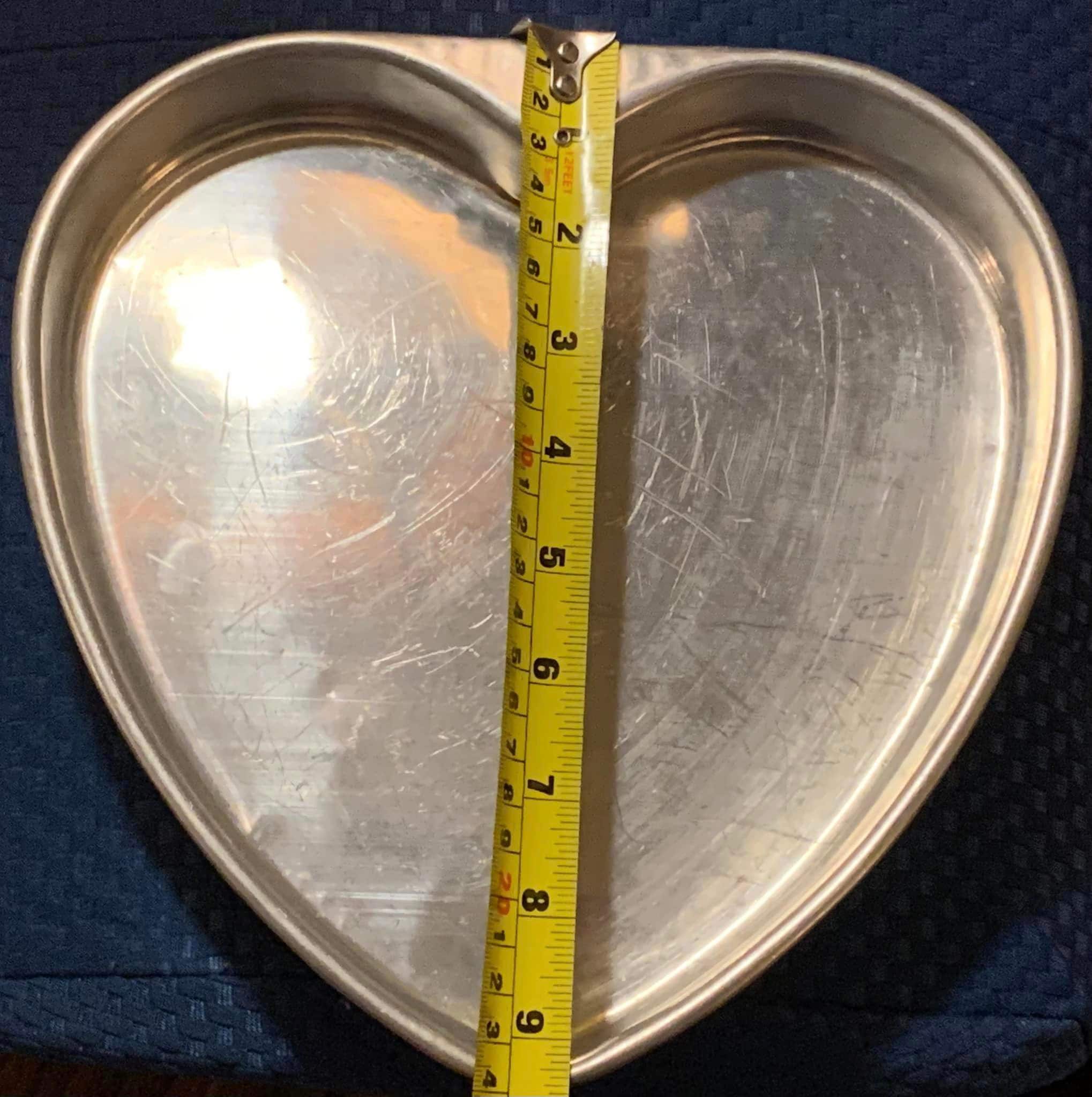 Vintage Aluminum Heart Shaped Baking Cake Pan - Etsy