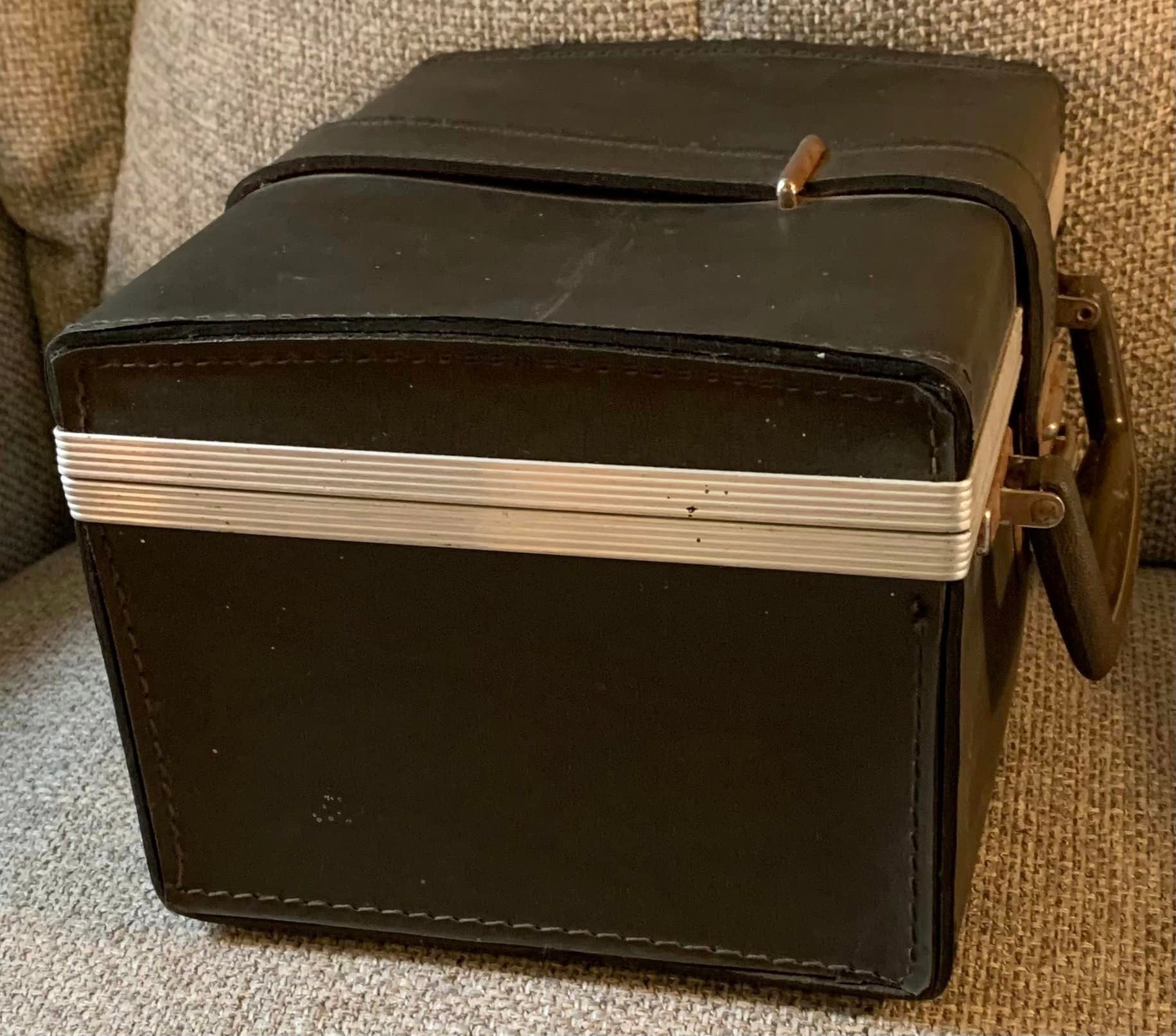 Vintage 8 Track Case Holder Brown Faux Leather Holds 12 Tapes - Etsy