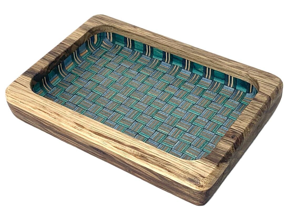 Black Limba and Recycled Wood Rolling Tray | Eco-friendly Rolling Tray ...