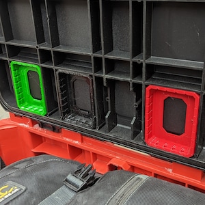 Bit Holders-milwaukee Packout Rolling Toolbox Lid Bit Holders, Impact ...