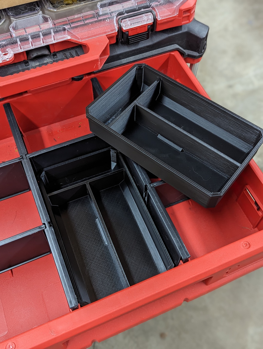 Nesting Bins for Milwaukee Packout 3 Drawer, Triple, Packout Drawer ...