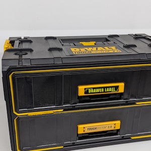 Customizable Label-dewalt Toughsystem Drawers, Tool Organization ...