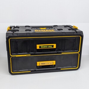 Customizable Label-dewalt Toughsystem Drawers, Tool Organization ...