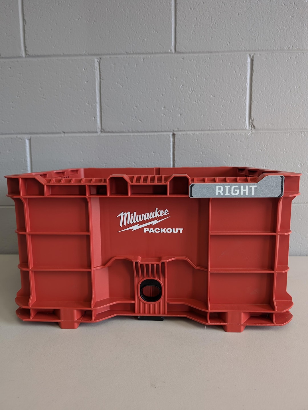 Custom Milwaukee Packout Crate Label: Right Side, Shop Organization - Etsy