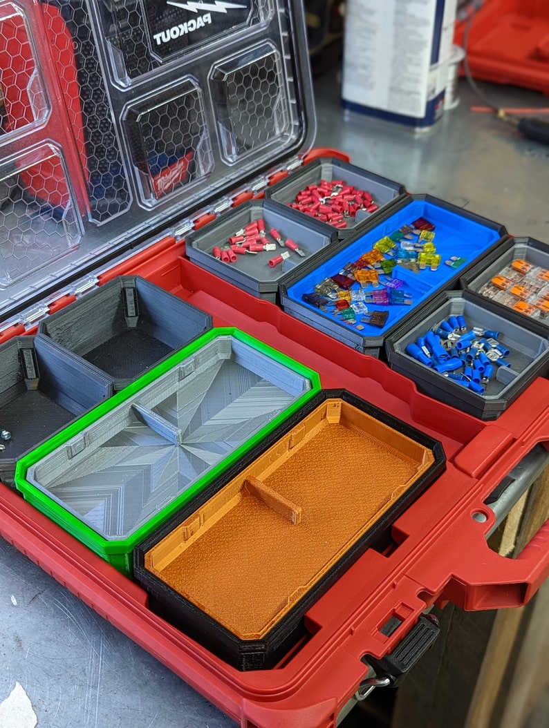 Milwaukee Packout Long Nesting Bins Packout Bins Custom - Etsy