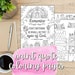 Cozy Homemaker Coloring Pages | Set of 4 | Catholic Mom Saint Quotes - Etsy