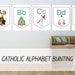 Catholic Alphabet Bunting | Catholic ABC Pennant Banner | Classroom ...