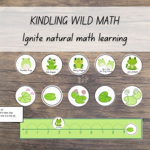 Kindergarten Grade 1 Math 0-30 Number Line Frogs and Lily Pads Theme ...
