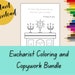 Adoration Colouring Page Bundle for Kids | Eucharist, Blessed Sacrament ...