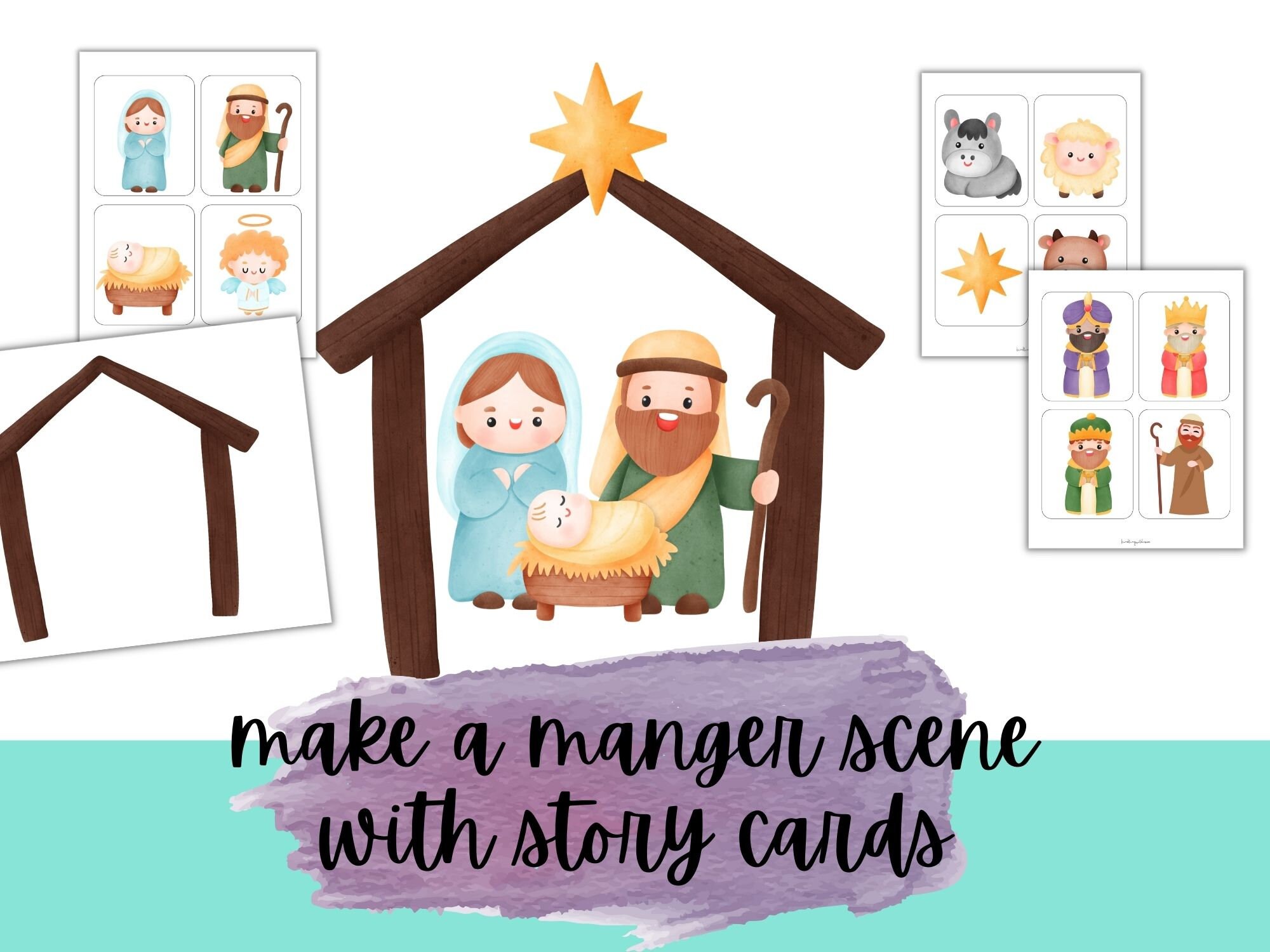 Advent Coloring, Copywork & Activities for Catholic Kids - A Light is ...