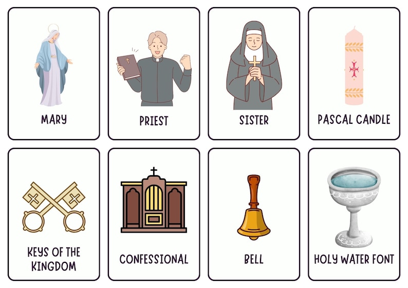 Catholic Church Flashcards | Seek & Ye Shall Find Cards | Busy Hands I ...